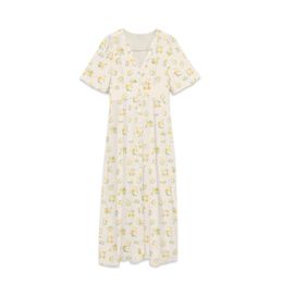 V&eacute;ro Moda Vero Moda Gesmoktes Kleid in Birch | Gr.: S