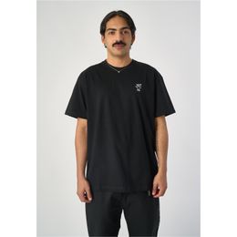 Cleptomanicx Herren T-Shirt "Sketch Gull", schwarz, Gr. L, bedruckt, 100% Baumwolle, Shirts, mit gro&szlig;em Backprint