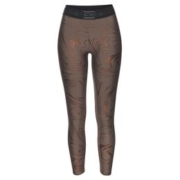 active by Lascana LASCANA ACTIVE Funktionsleggings in braun, kupfer | Gr.: XL