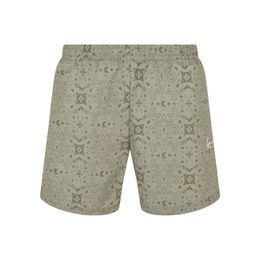 Karl Kani Herren Badeshorts "Karl Kani Herren KM241-056-2 Signautre Paisley Swim Shorts", beige, Gr. XL, 100% Polyester, Badehosen