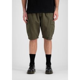 Herren Shorts "Aircraft Short", gr&uuml;n, Gr. 33, Alpha Industries, Obermaterial: 100% Baumwolle. Futter: 100% Baumwolle, Hosen