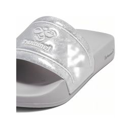 Hummel Kinder Badeschuh "Pool Slide Glitter Jr" in Grau | Gr.: 35