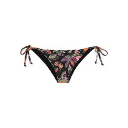 Buffalo Damen Bikini-Hose "Whoopi", bunt, Gr. 40, bedruckt, Recycling-Polyamid, Badehosen, mit modernem Bl&auml;tterdruck