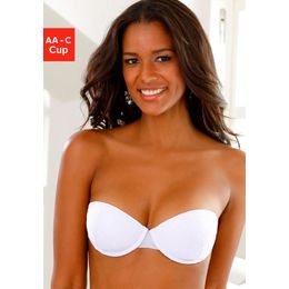 Lascana Schalen-BH, Wei&szlig;, Gr. 85C, Damen, BHs, Material: Polyester, Polyamid, Elasthan