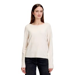BETTY & CO BETTY & CO Damen Strickpullover "Damen mit Rundhalsausschnitt", beige, Gr. 36, Strick, Obermaterial: 50% Viskose, 27% Polyamid, 23% Polyester,