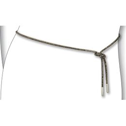 Bernd G&ouml;tz BERND G&Ouml;TZ Damen H&uuml;ftg&uuml;rtel "H&uuml;ftg&uuml;rtel mit changierender reflektierender Oberfl&auml;che", silber, Kunstfaser, G&uuml;rtel