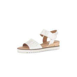 Gabor Plateau Sandalen in silber | Gr.: 37,5