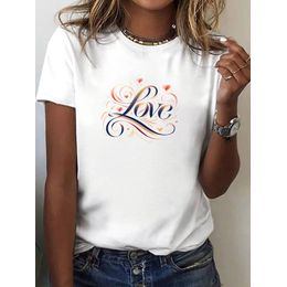 RMK T-Shirt L.O.V.E. WEISS-Bunt | Gr.: XL
