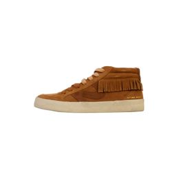 natural world Hohe Sneaker aus Leder Braun | Gr.: 41