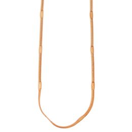 Adelia&acute;s ADELIA ́S Damen Kette ohne Anh&auml;nger "Halskette &ndash; Schlangenkette aus Edelstahl 45 cm", 45cm, Edelstahl, rosa, Edelstahl, Halsketten, Perfekt als