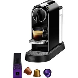 Nespresso Kapselmaschine "CITIZ EN 167.B von DeLonghi, Black", B:13cm H:27,7cm T:37,2cm, schwarz, Kaffeemaschinen, inkl. Willkommenspaket mit 7