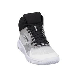 Kempa Hallen-Sport-Schuhe Kourtfly Mid in wei&szlig;/schwarz | Gr.: 11