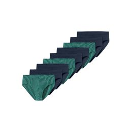 Schiesser Mini Slip / Unterhose 95/5 Essentials in Blau / gr&uuml;n | Gr.: XL