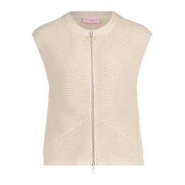 Betty Barclay Grobstrickjacke ohne Arm in beige | Gr.: 44