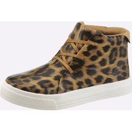 Heine Damen Schn&uuml;rschuh, Gr. 41, braun, Synthetik, Schuhe