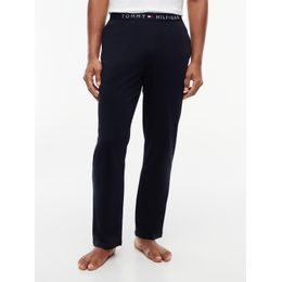 Herren Sweathose "JERSEY PANT", Tommy Hilfiger Underwear, Gr. S, blau, Jersey, Obermaterial: 100% Baumwolle, meliert, Hosen, mit Tommy Hilfiger