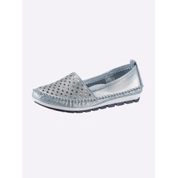 Gemini Slipper in eisblau-meliert | Gr.: 40