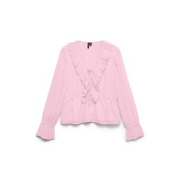 V&eacute;ro Moda Vero Moda Plissiertes Top in Pink-A-Boo | Gr.: M
