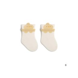 MUNADUNA 5er-Pack Socken mit gelber Ente- und Kleidermotiv | Gr.: 17/18