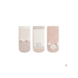 MUNADUNA 3er-Set 'Schaf' Winter Baby Socken C | Gr.: 15-17