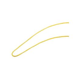 Adeli&aacute;s Unisex Halskette &ndash; Venezianerkette aus Edelstahl in gold | Gr.: 90 cm