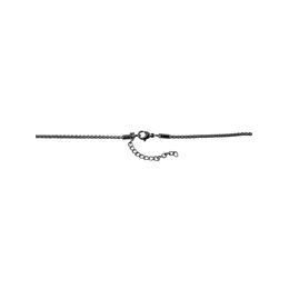 Adeli&aacute;s Damen Halskette &ndash; Venezianerkette aus Edelstahl in schwarz | Gr.: 40 cm