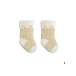 MUNADUNA 5er-Set 'Ohren' Winter Baby Socken | Gr.: 19-22