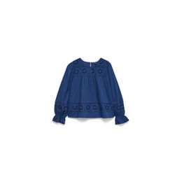 V&eacute;ro Moda Vero Moda Langarmbluse in navy peony | Gr.: XS
