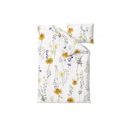 Traumschlaf Bettw&auml;sche Livada in yellow | Gr.: 135-x-200-plus-80-x-80-cm