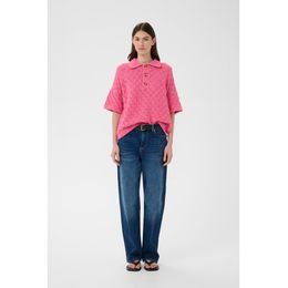 Inwear Strickpullover BalettaIW Lockere Passform in Carmine Pink | Gr.: L