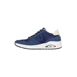 Skechers Uno Vintage Dayz Low-Top-Sneaker aus Leder Blau | Gr.: 44