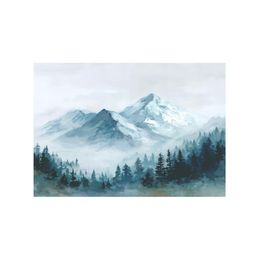 WALLARENA Fototapete Berge in Gr&uuml;n | Gr.: 150 x 105 cm