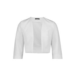 Vera Mont Bolero-Jacke mit Kellerfalten in Rohwei&szlig; | Gr.: 40