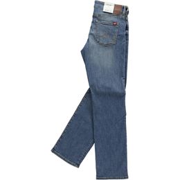 Mustang Damen Straight-Jeans "Damen Style Crosby Relaxed Straight"623 mittelblau, Gr. 31, Denim/Jeans, 99% Baumwolle, 1% Elasthan, Jeans