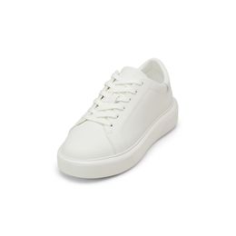 Marc O'Polo MARC O'POLO Damen Sneaker "aus edlem Rindleder", Gr. 36, wei&szlig;, Obermaterial: 100% Leder, unifarben, Schuhe