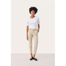 PART TWO Casual Hose SoffysPW Gerade Passform in White Pepper | Gr.: 38