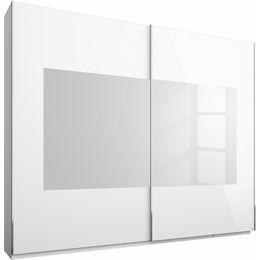 Schwebet&uuml;renschrank Rauch, B:226cm H:223cm T:69cm, wei&szlig;, Holzwerkstoff, Schr&auml;nke, "Kleiderschrank Schrank Garderobe W&auml;scheschrank Ankleide X-TEND",