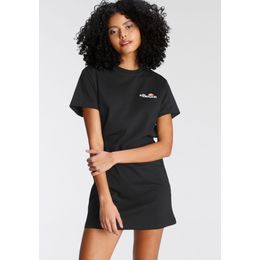 Ellesse Damen Sommerkleid "Adore Dress", schwarz, Gr. 38, Obermaterial: 100% Baumwolle, Kleider, Mini-L&auml;nge, mit Rundhalsausschnitt, aus Baumwolle,