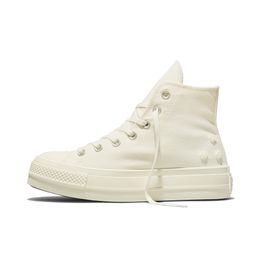 Converse Damen Sneaker "CHUCK TAYLOR ALL STAR LIFT PLATFOR", Gr. 39egret, egret, schwarz, Textil, Schuhe