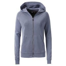 LPO Damen Sweatjacke "Alea WMN", blau, Gr. 46, Jersey, 49% Polyester. 43% Modal. 8% Elasthan, Sweatjacken, auch in Gro&szlig;en Gr&ouml;&szlig;en erh&auml;ltlich