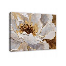 WALLARENA Leinwandbild Blumen in Braun | Gr.: 40 x 30 cm