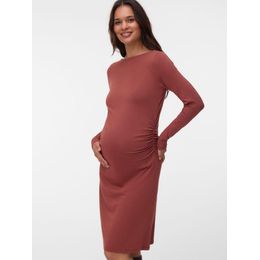 MAMALICIOUS mama licious Kleid in Mahogany | Gr.: XL
