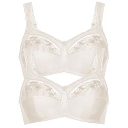 Anita Damen Entlastungs-BH "Entlastungs BH Safina", Gr. 95, beige, Stoff, Obermaterial: 50% Polyamid PA. 25% Polyester PES. 10% Elasthan EL. 10%