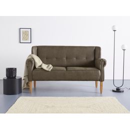K&uuml;chensofa Home Affaire, B:174cm H:99cm T:73cm, gr&uuml;n, Sofas, "Moro Couch mit Federkern, bequem, Breite", in verschiedenen Stoffe und Farben