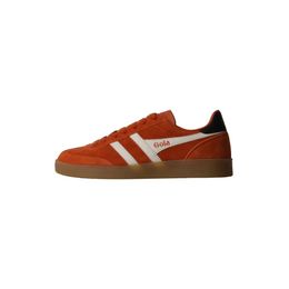 Gola Viper-Sneaker aus Leder (Low-Top) Orange | Gr.: 44
