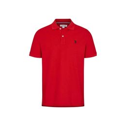 U.S. Polo Assn. Button Up Shirt 'UMALFRED' male size L marine blue / Blood red