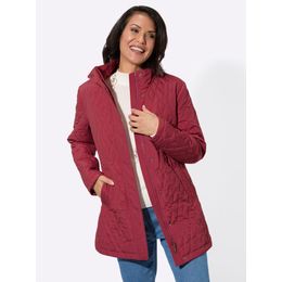 Casual Looks Damen Steppjacke, rot, Gr. 40, unifarben, 100% Polyester, Wattierung:100% Polyester, Jacken