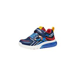 Geox Ciberdron Low-Top-Sneaker mit Klettverschluss f&uuml;r Kinder Blau | Gr.: 35