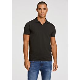LINDBERGH Herren Poloshirt "Poloshirt Slim Fit", schwarz, Gr. XXXL, unifarben, Obermaterial: 95% Baumwolle, 5% Elasthan, Shirts