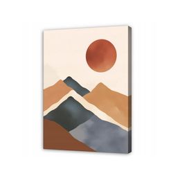WALLARENA Leinwandbild Abstrakt in Beige | Gr.: 40 x 30 cm